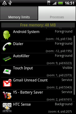 AutoKiller - Memory Management for Android