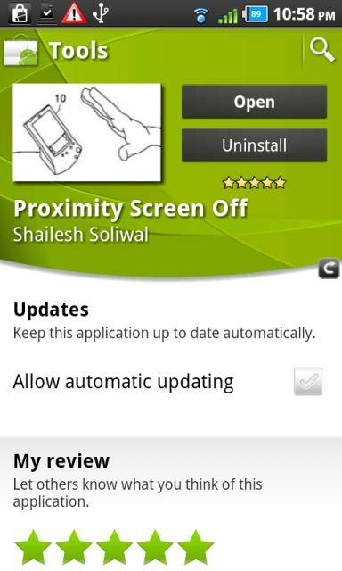 Take Control With Proximity Screen Off