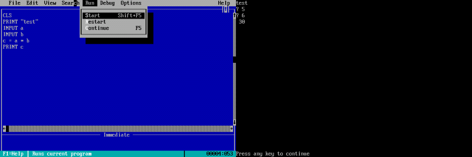 Run QBasic on Android