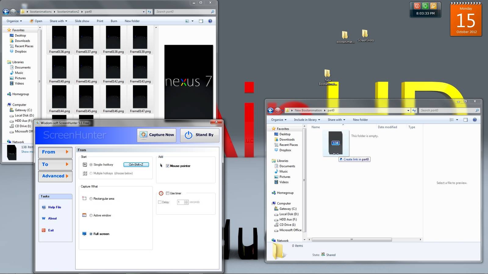 Boot Animation Tutorial for Nexus 7