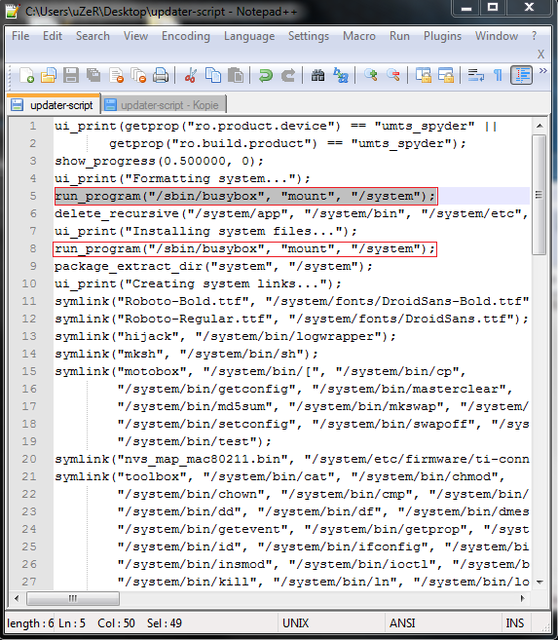 More Advanced Guide to Edify Language in Updater-Script