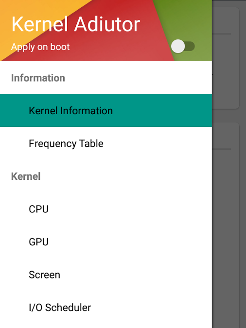 Tweak Your Kernel Parameters with Kernel Adiutor