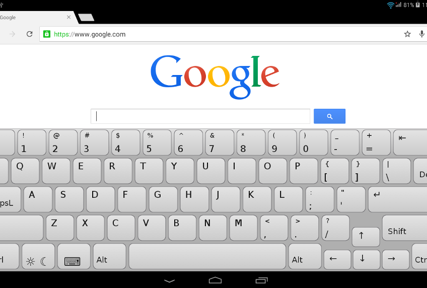 Clavis Keyboard, a PC-like Keyboard for Your Tablet
