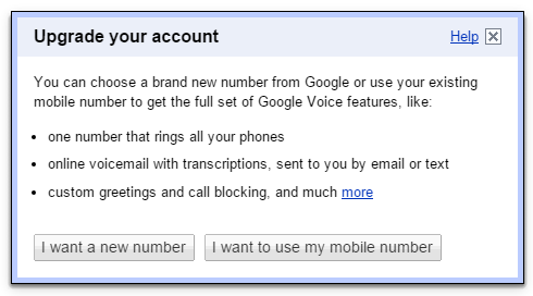 Setup Google Voice
