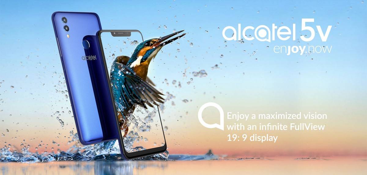 Alcatel 5V launches with 6.2-inch display, 4000mAh battery, and Android 8.1