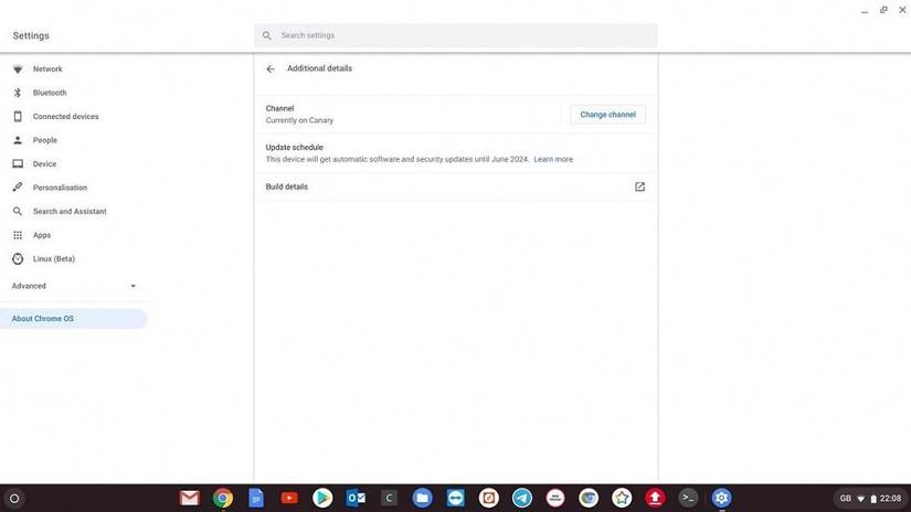 Chrome OS now shows your Chromebook's End-of-Life info in Settings