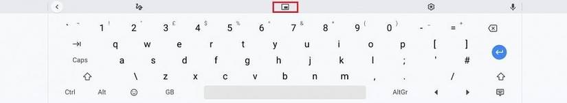 The floating keyboard in Chrome OS will soon be resizable