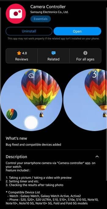 samsung camera controller