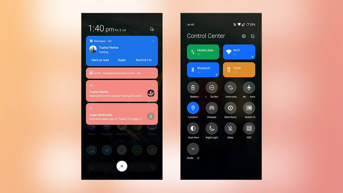 Mi Control Center adds iOS/MIUI 12 design flare to Android's Quick Settings