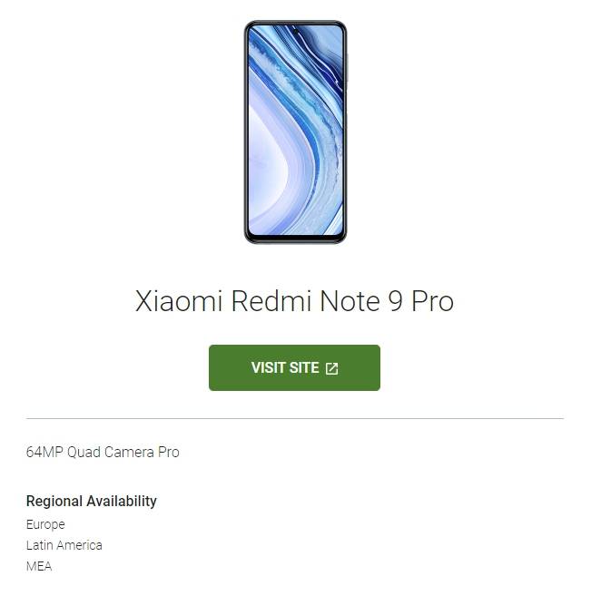 Redmi Note 9 Pro is Xiaomi's first non-Android One phone to be Android ...
