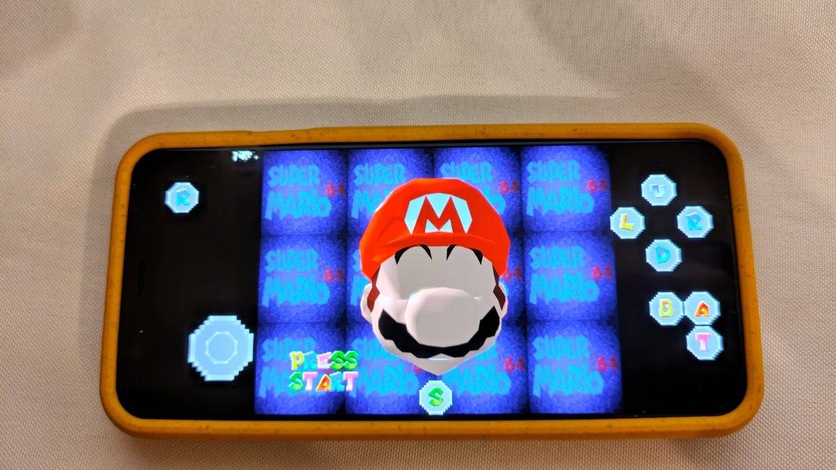 Super Mario 64 can be natively run on Android without a Nintendo 64 ...