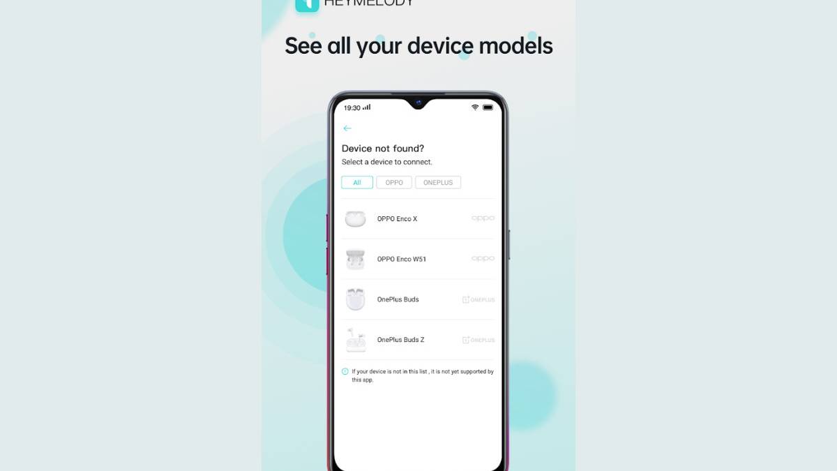 HeyMelody app by OnePlus provides OTA updates for OnePlus and OPPO earbuds