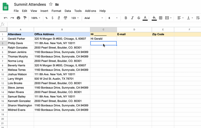 Google Sheets adds Smart Fill to automate spreadsheet data entry