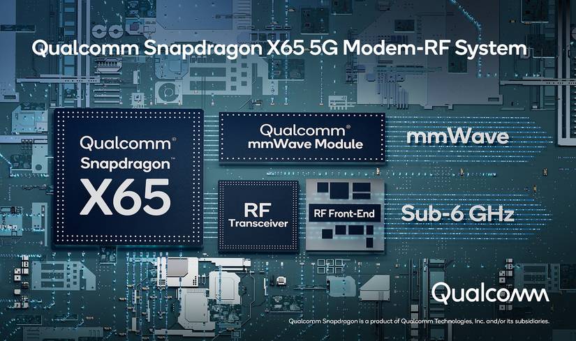 Qualcomm Snapdragon X65 modem offers up to 10Gbps download speeds
