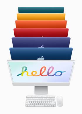 Can I use an external monitor with the new 24-inch M1 iMac?