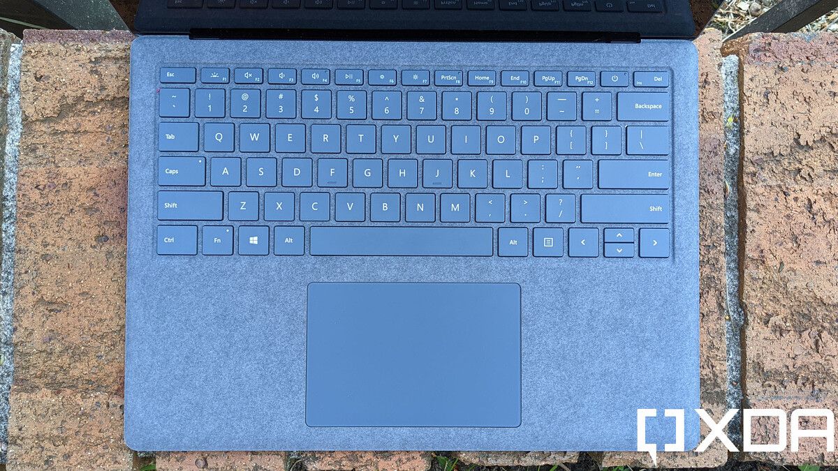 How to clean the Alcantara keyboard on the Surface Laptop 4