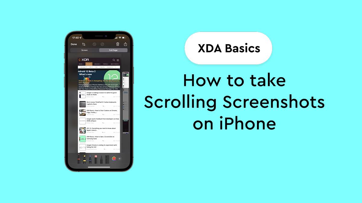 How to take scrolling screenshots on an iPhone