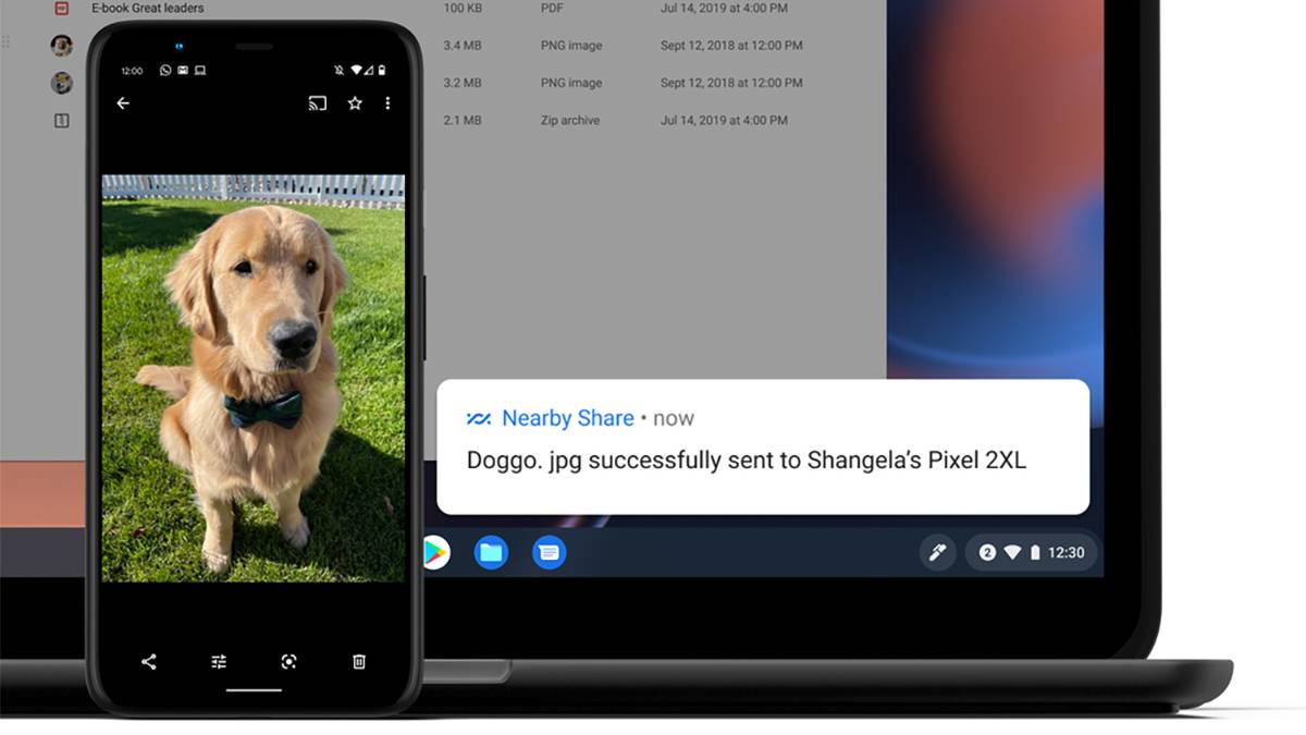 Chrome OS 91 adds Nearby Share for file transfer between Chromebooks ...