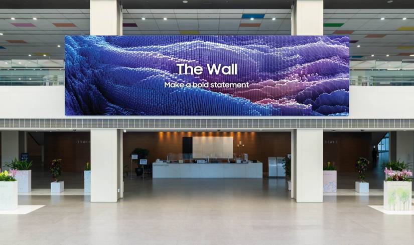 Samsung launches "2021 The Wall," a 1000-inch MicroLED display