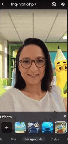 You can now use animated backgrounds on Google Meet for Android