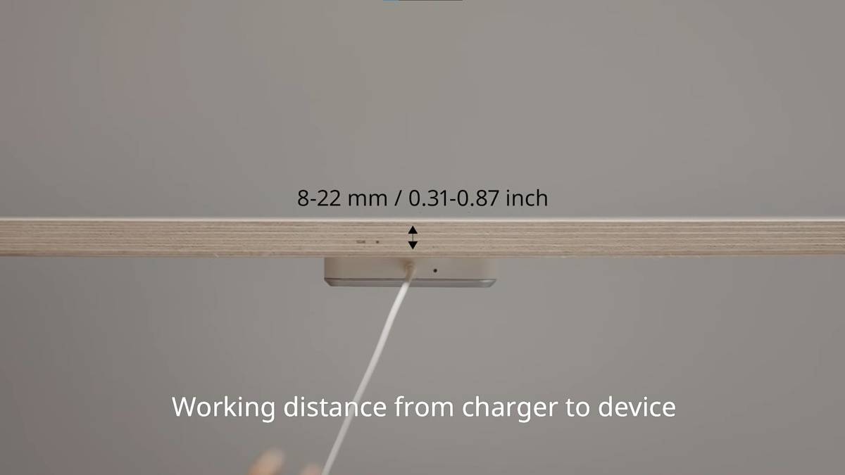 Ikea's latest product lets you add wireless charging to nearly any table