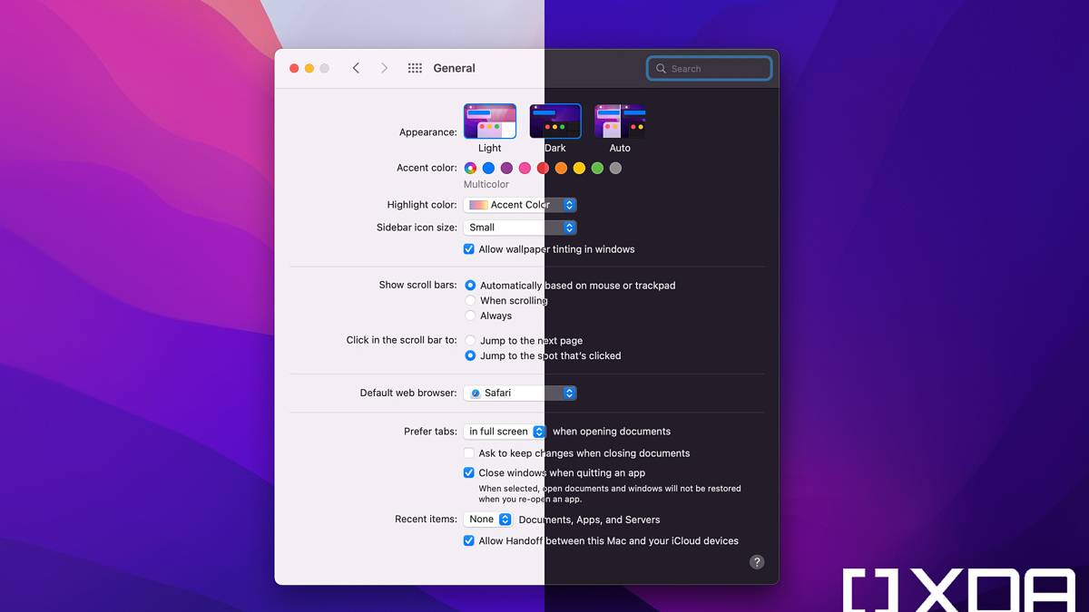 How to enable or disable Dark Mode on macOS