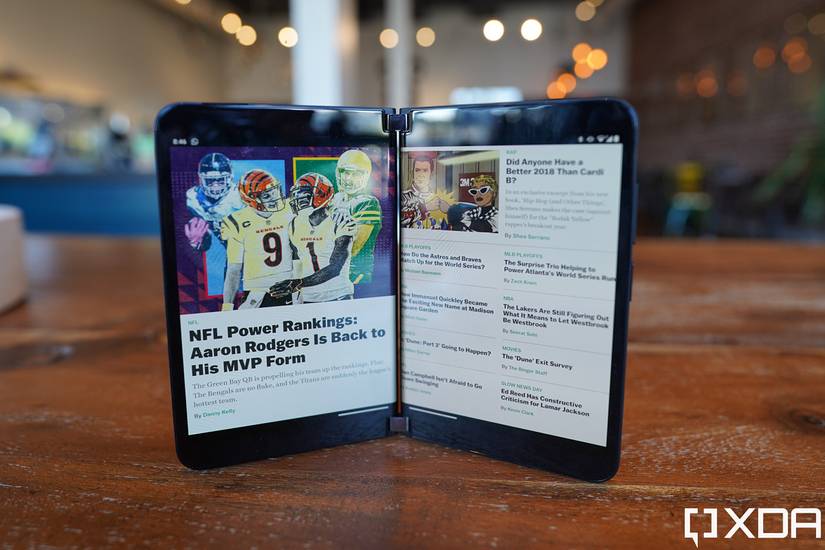 The Surface Duo's dual screens are what make the device special, not worse