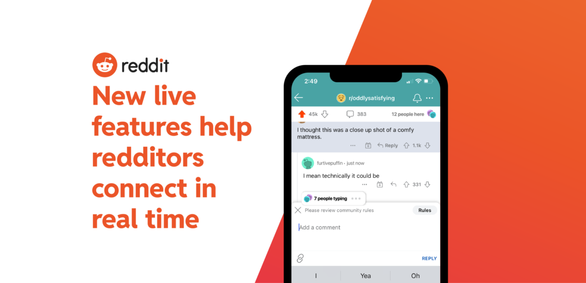 Reddit introduces new features to help users connect in real time