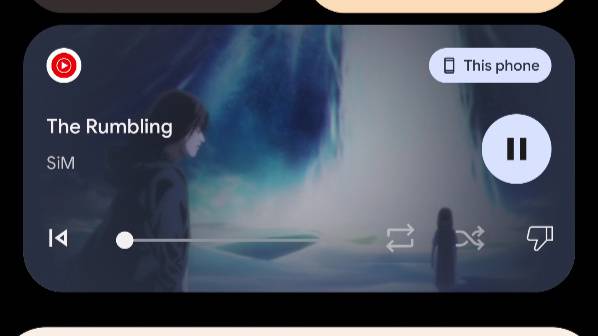 Android 13 DP2 updates media controls and output picker with new design