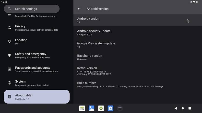 Android 13 comes to the Raspberry Pi 4, courtesy of a third-party ROM