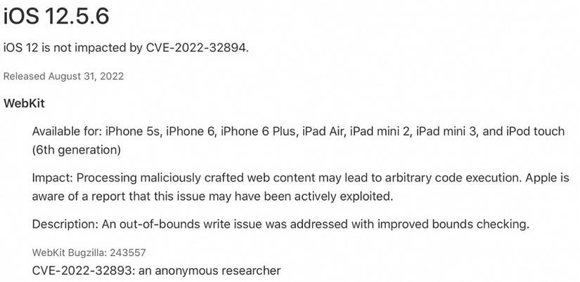 Apple patches security vulnerabilities on older iPhones and iPads with ...