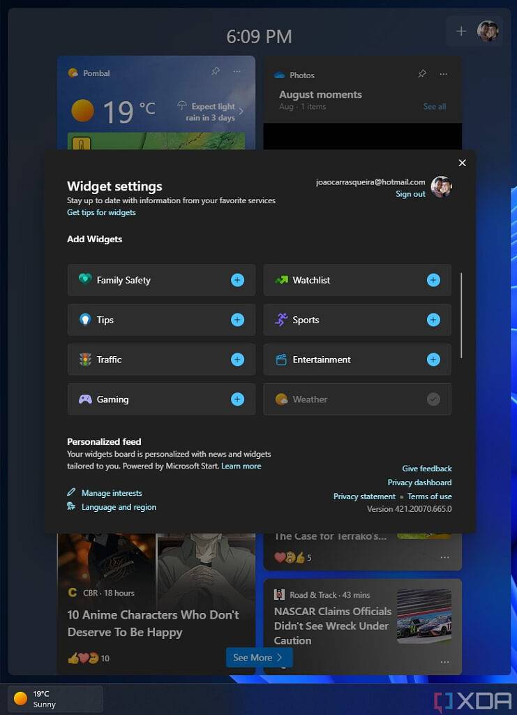 Windows 11 deep dive: Checking out the Widgets pane