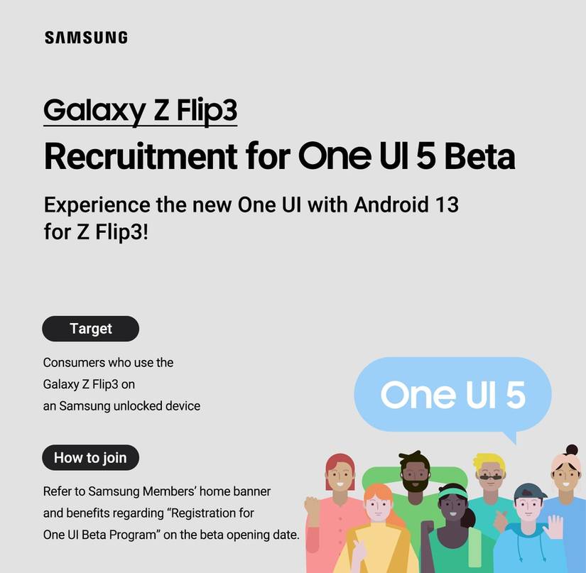 One UI 5 beta is now available for the Galaxy Z Flip 3 and Note 20 series