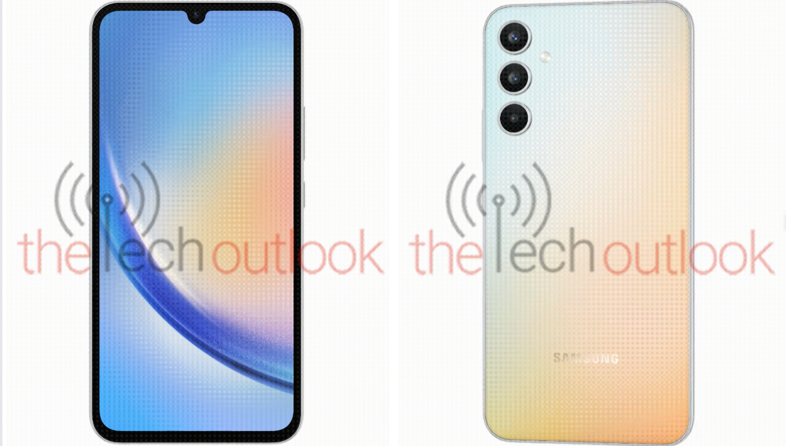 New Samsung Galaxy A34 renders surface, showing off four unique color ...