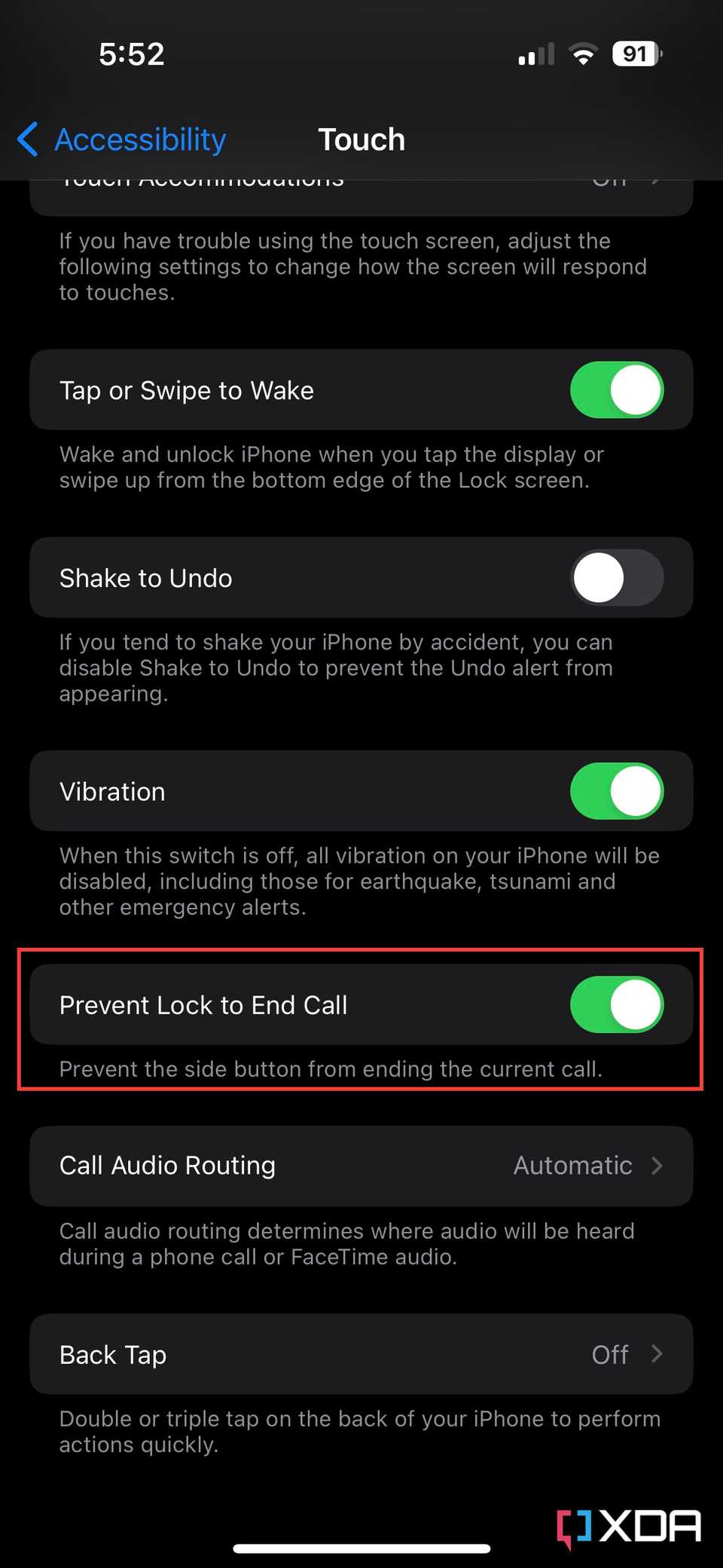 How to stop the power button from ending calls on iPhone