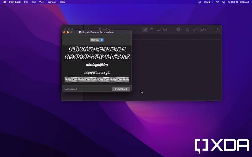 How to install and use fonts on an Apple Mac