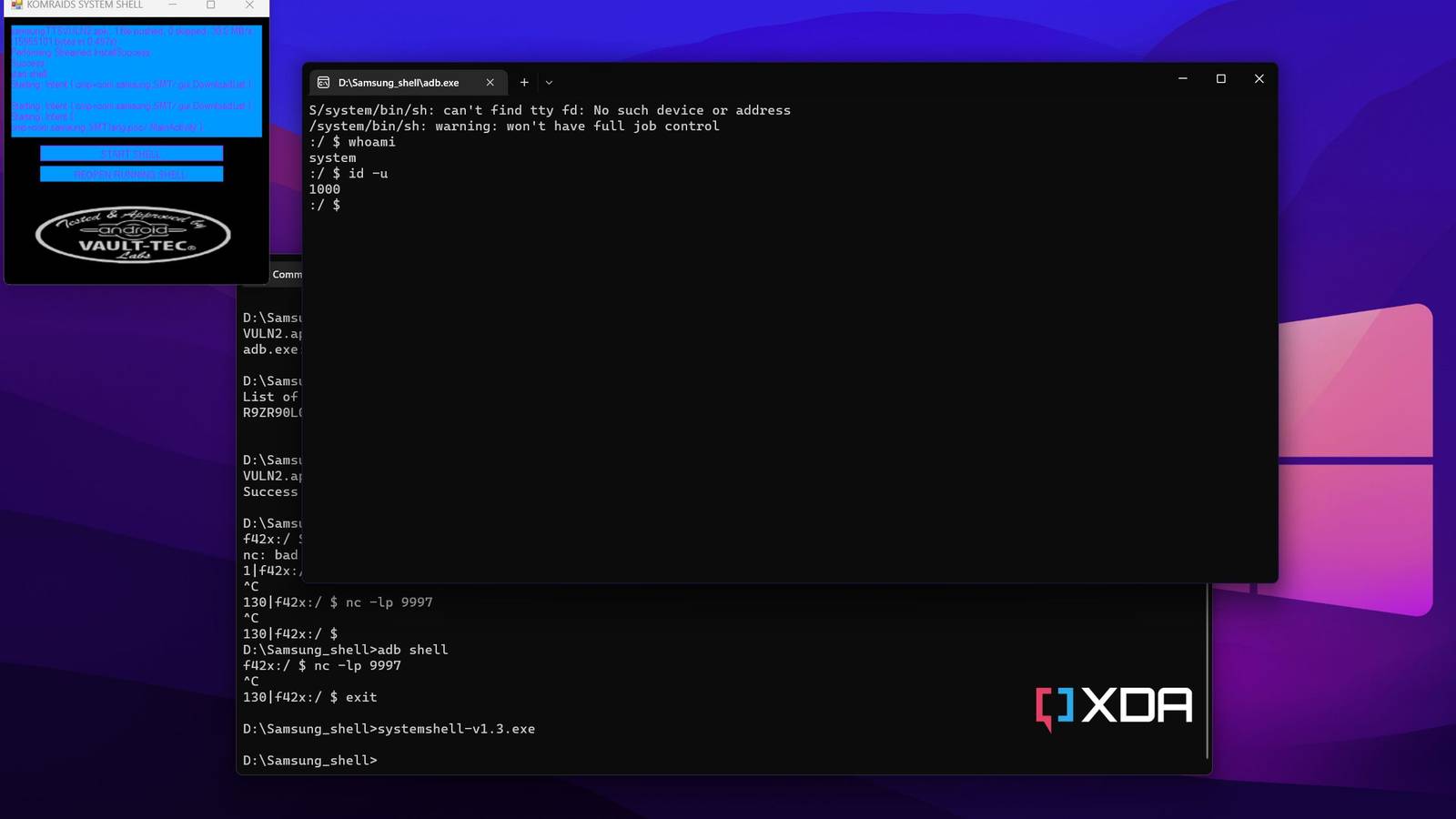 How to get system shell access on any Samsung Galaxy device