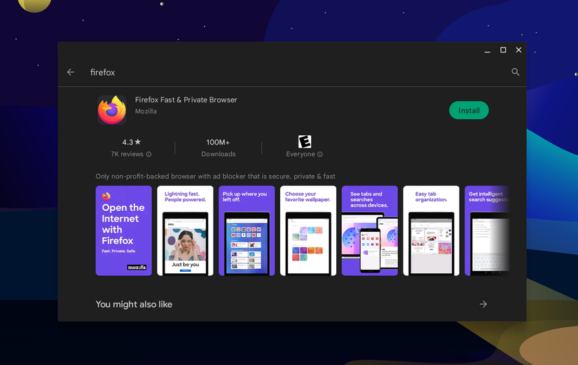 How to install and use Firefox on a Chromebook