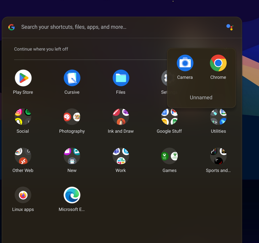 How to rearrange apps on the shelf and launcher on your Chromebook