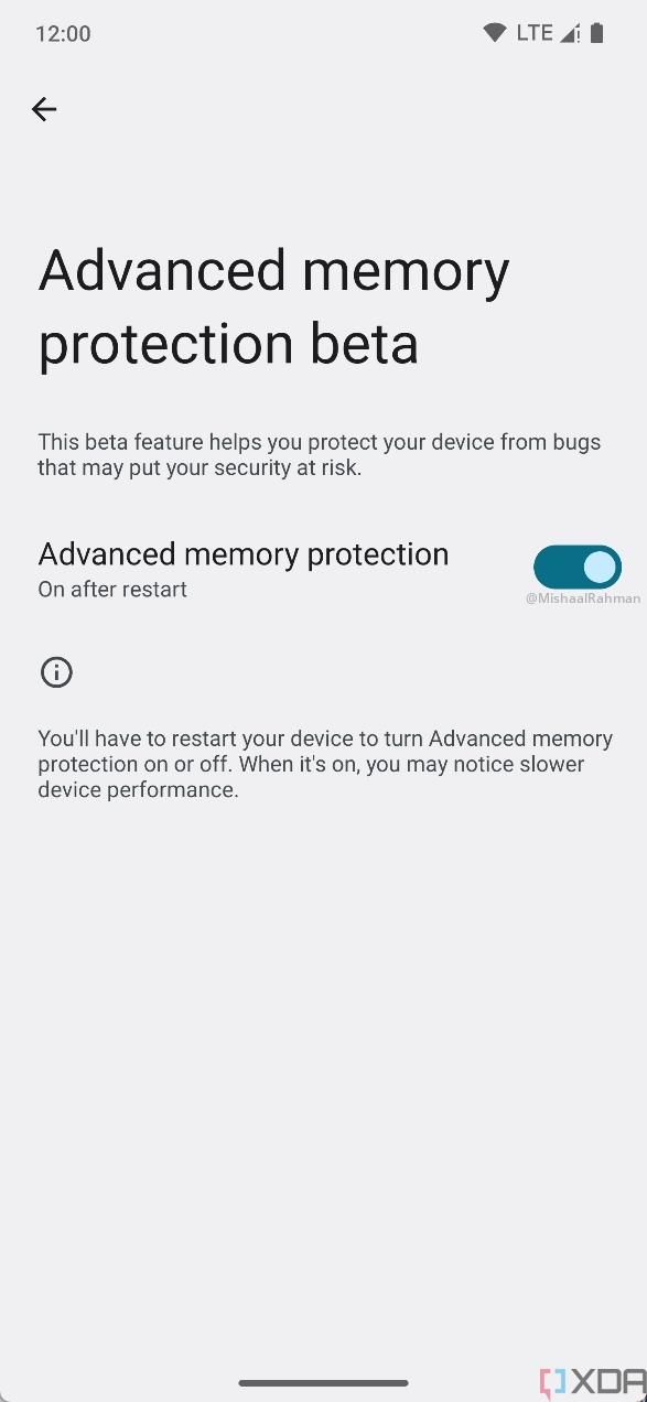 Android 14 may add an advanced memory protection feature to protect ...