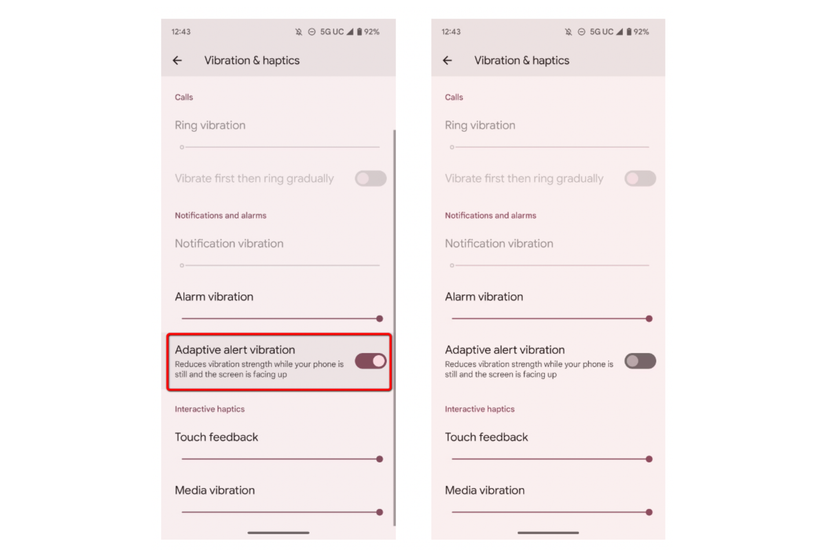 The Google Pixel 7a has a unique feature that makes vibrating alerts ...