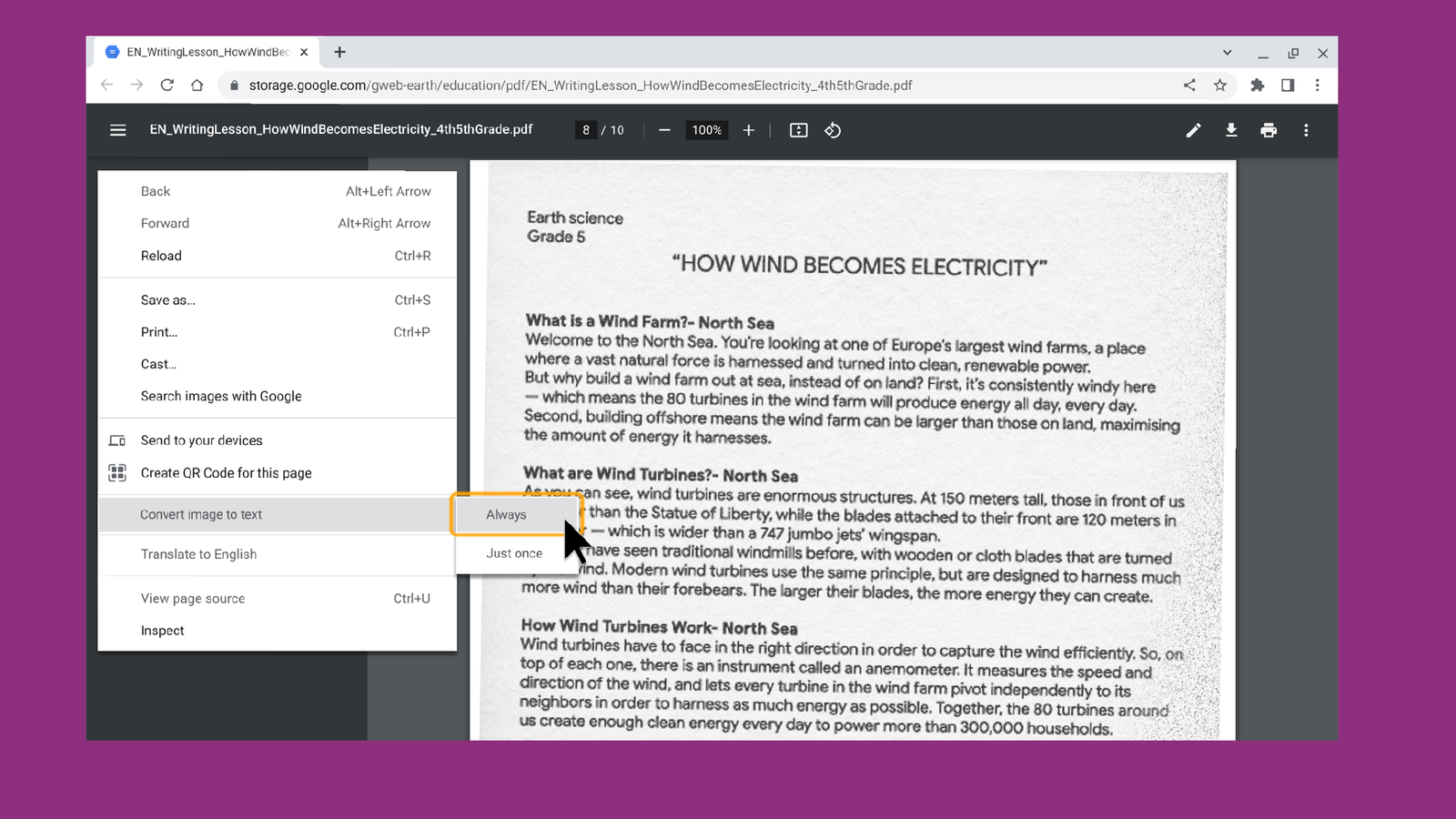 Google Chrome is getting a cool option to turn images into text