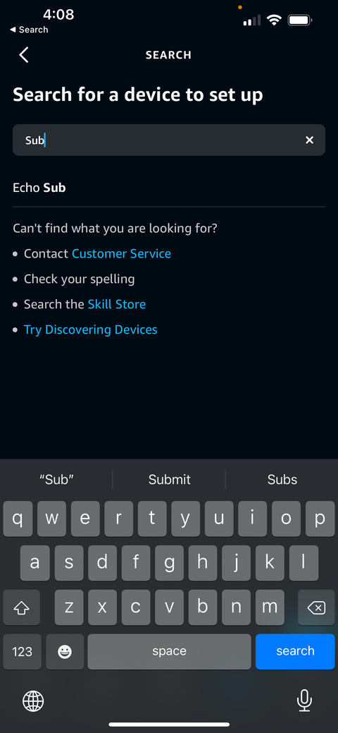 How to pair an Echo Sub with an Amazon Echo speaker