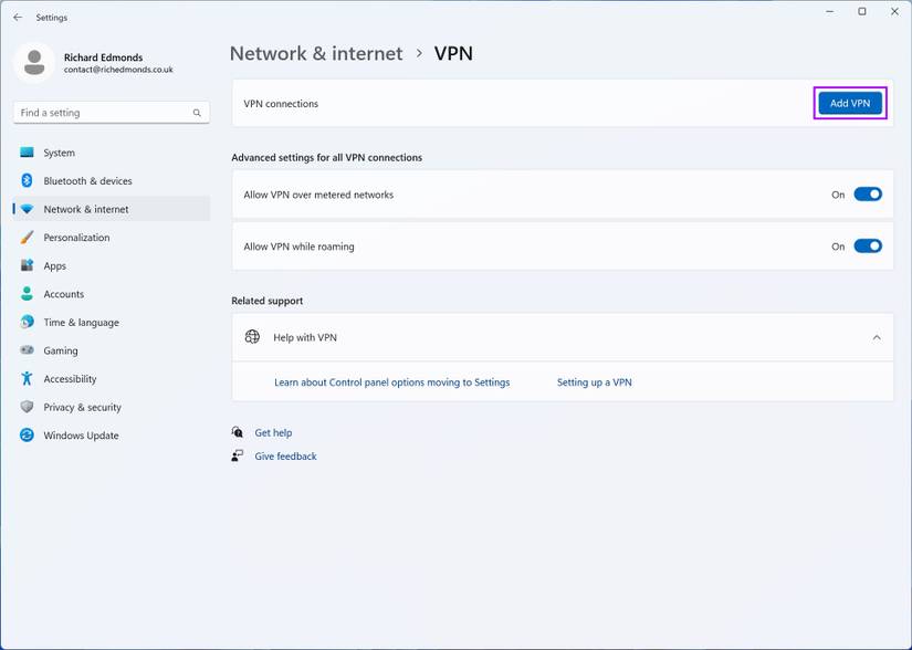 How to install a VPN on Windows