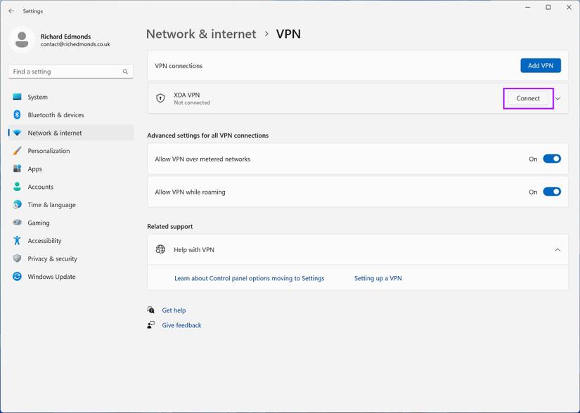 How to install a VPN on Windows