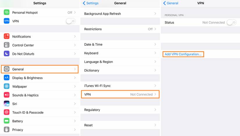 How to install a VPN on iPhone