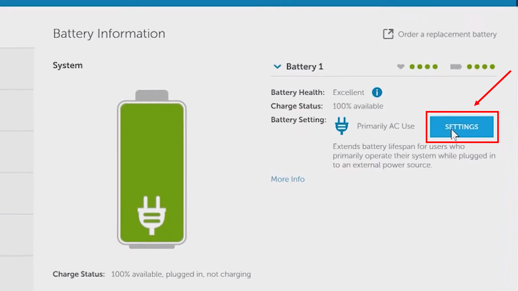 How to limit battery charge to 80% on Windows 11