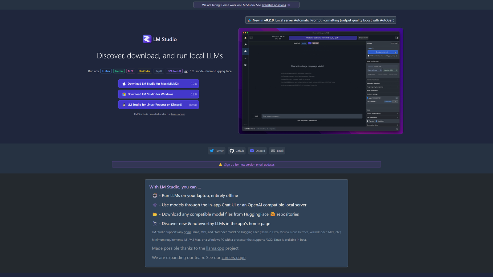 Run local LLMs with ease on Mac and Windows thanks to LM Studio