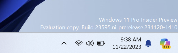 The Copilot icon is moving to a new place in Windows 11