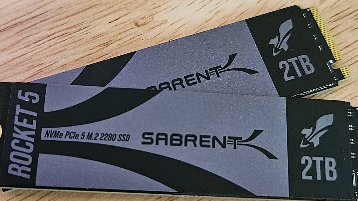 Sabrent Rocket 5 PCIe 5.0 SSD will offer over 14 GB/s read & 12 GB/s ...